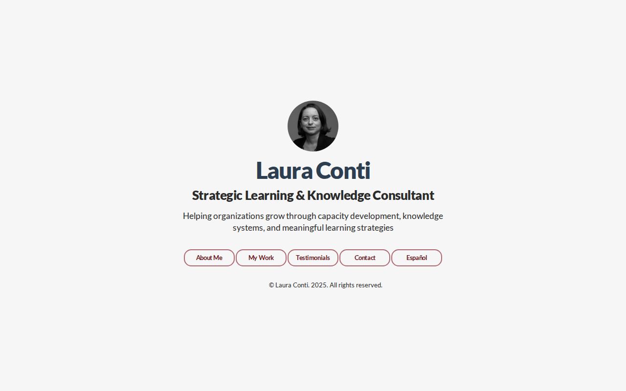 Laura Conti – Learning & Knowledge Consultant